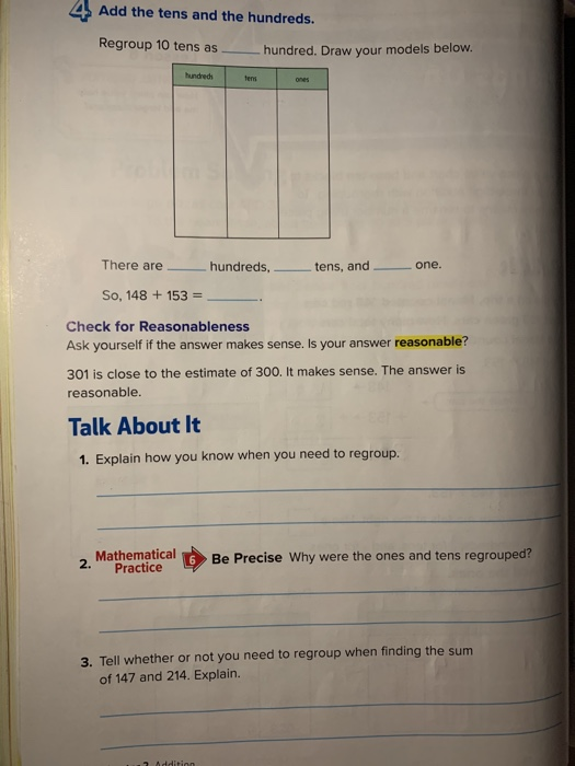 Solved Use the addition table. 3. Circle two squares that | Chegg.com