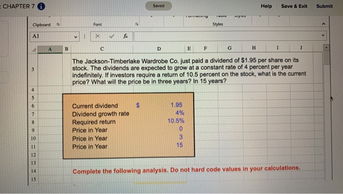 Solved CHAPTER 7 Help Save & Exit Submit Clipboard Styles E | Chegg.com