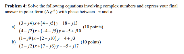 Solved Problem 4: Solve the following equations involving | Chegg.com