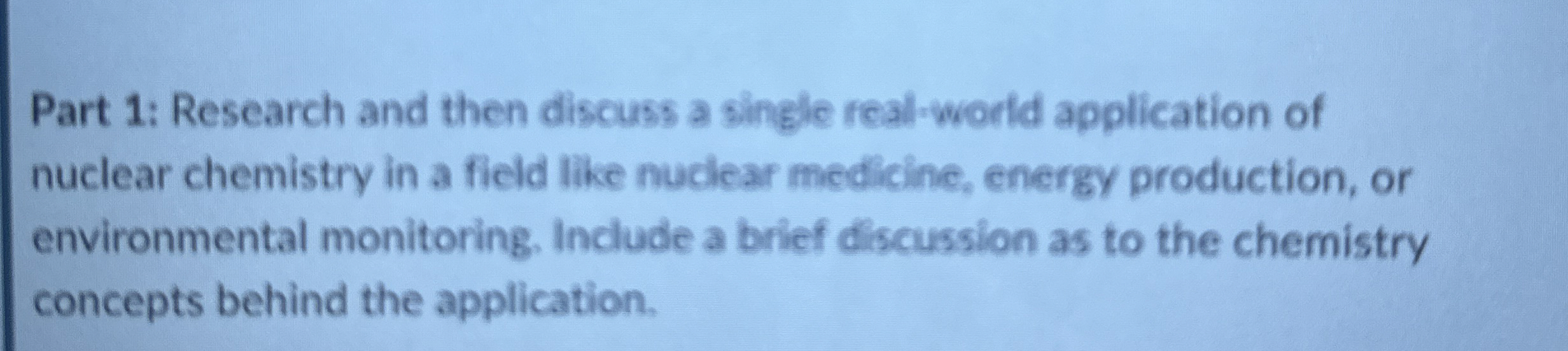 Solved Part 1: Research and then discuss a single real-world | Chegg.com
