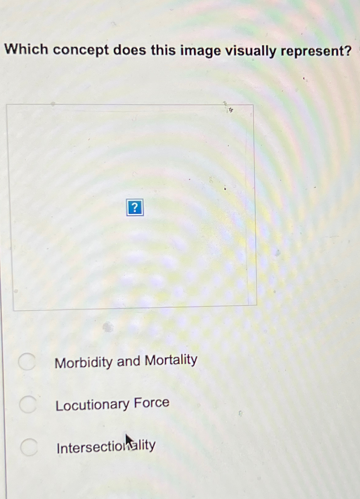 Solved Which concept does this image visually | Chegg.com
