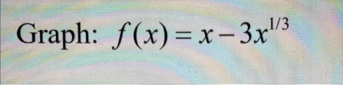 Solved Graph. Find first and second derivatives and their | Chegg.com