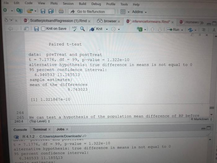 Solved File Edit Code View Plots Session Build Debug Profile | Chegg.com