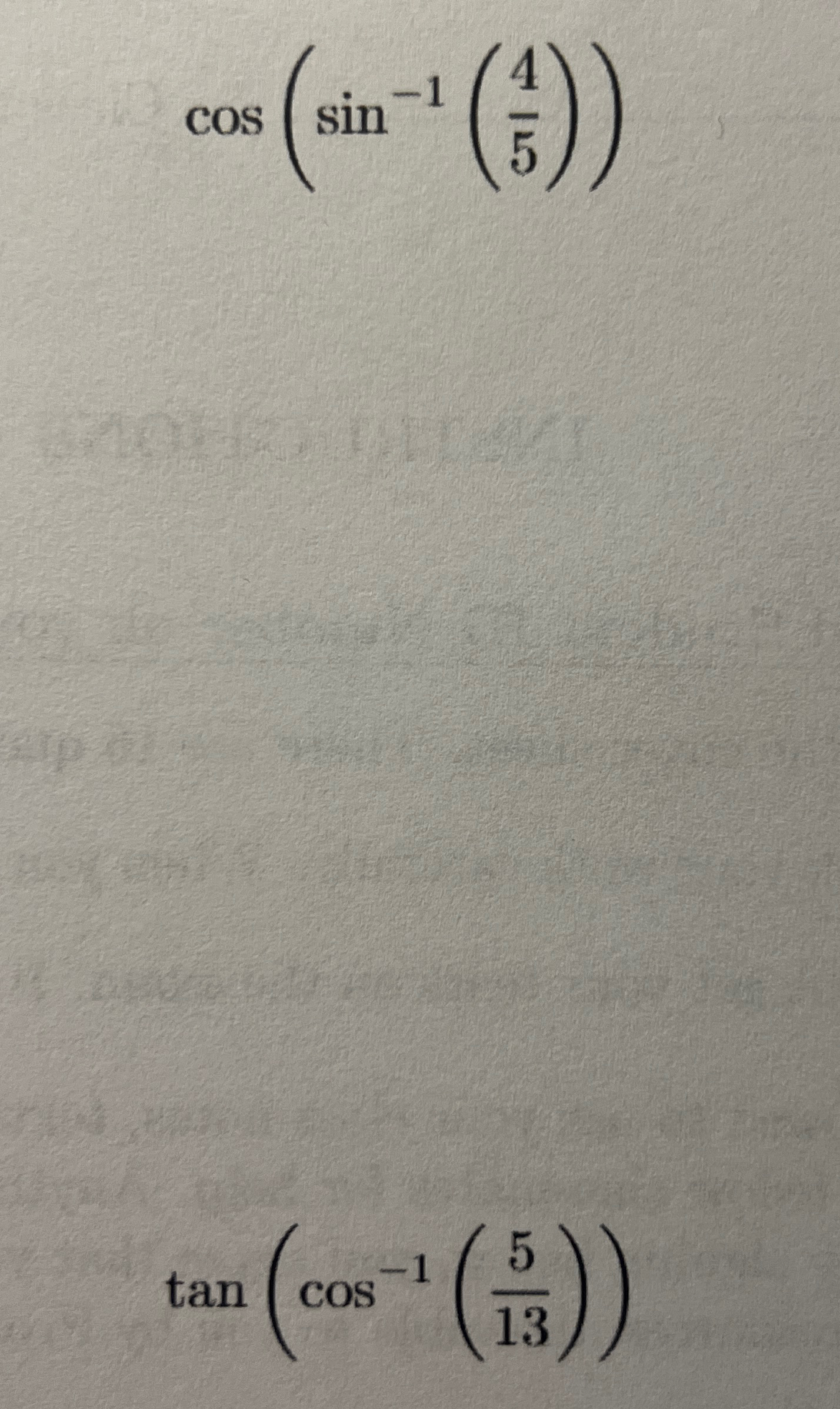 Please solve each of the 2 ﻿problems by using a | Chegg.com