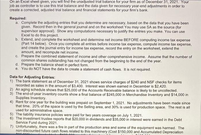 1) Recording the journal entries in the journal. (Tab | Chegg.com