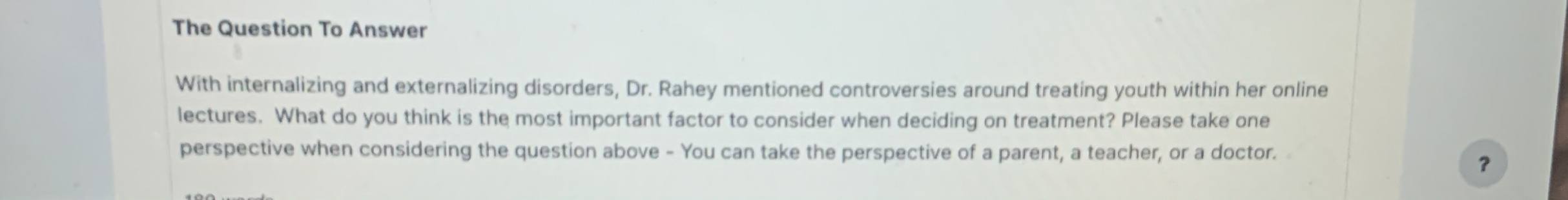 Solved The Question To AnswerWith internalizing and | Chegg.com