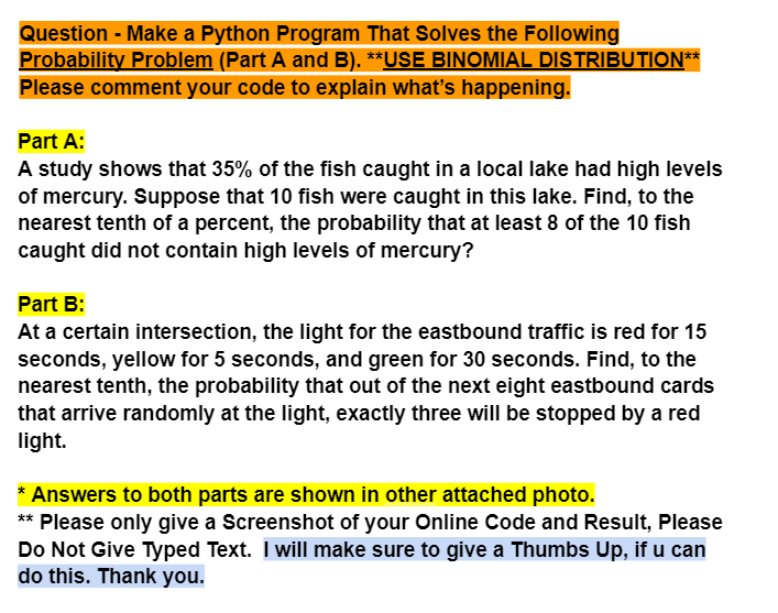 Solved Hello Please Create A Python Program That Solves The