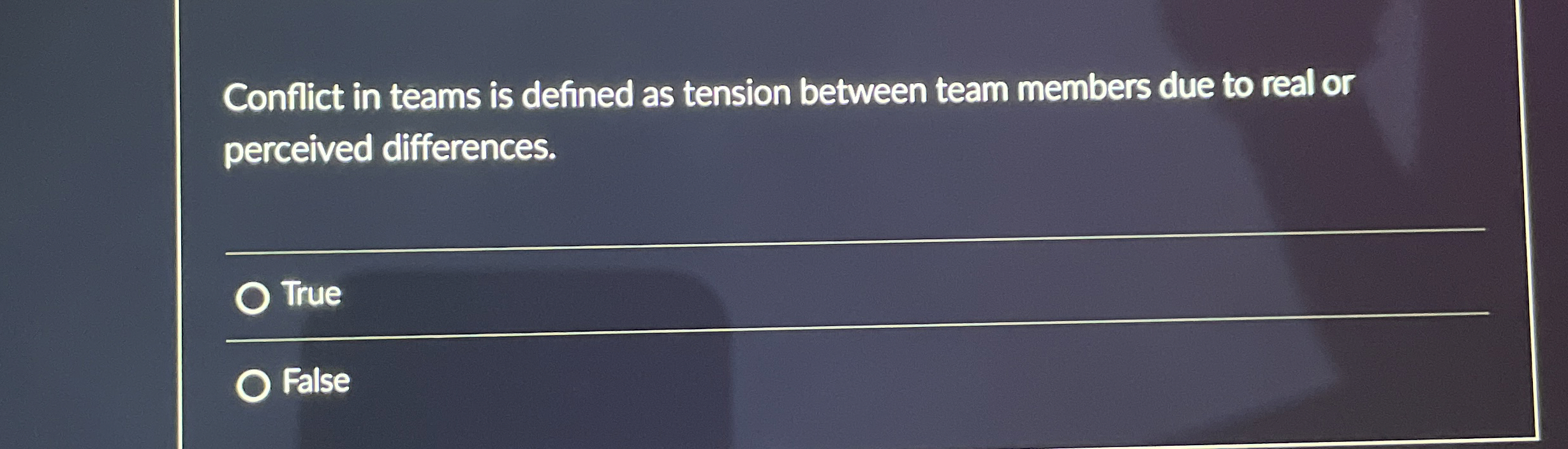 Solved Conflict in teams is defined as tension between team | Chegg.com