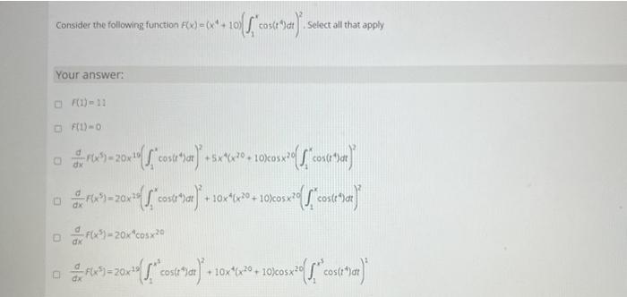 Solved Consider the following function | Chegg.com