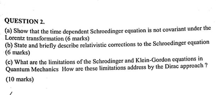 Quantum mechanics | Chegg.com