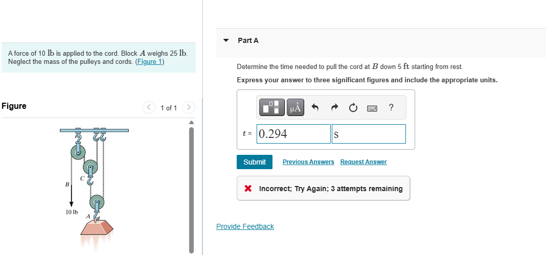 Solved need solution A force of 10 ﻿lb is applied to the | Chegg.com