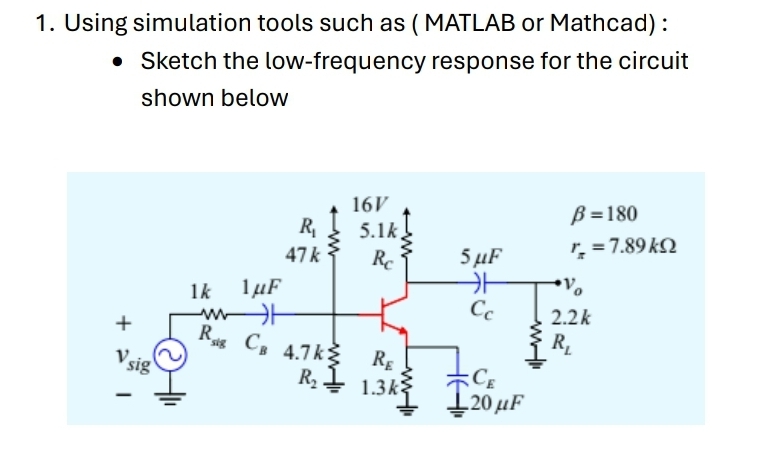 Using simulation tools such as ( ﻿MATLAB or | Chegg.com
