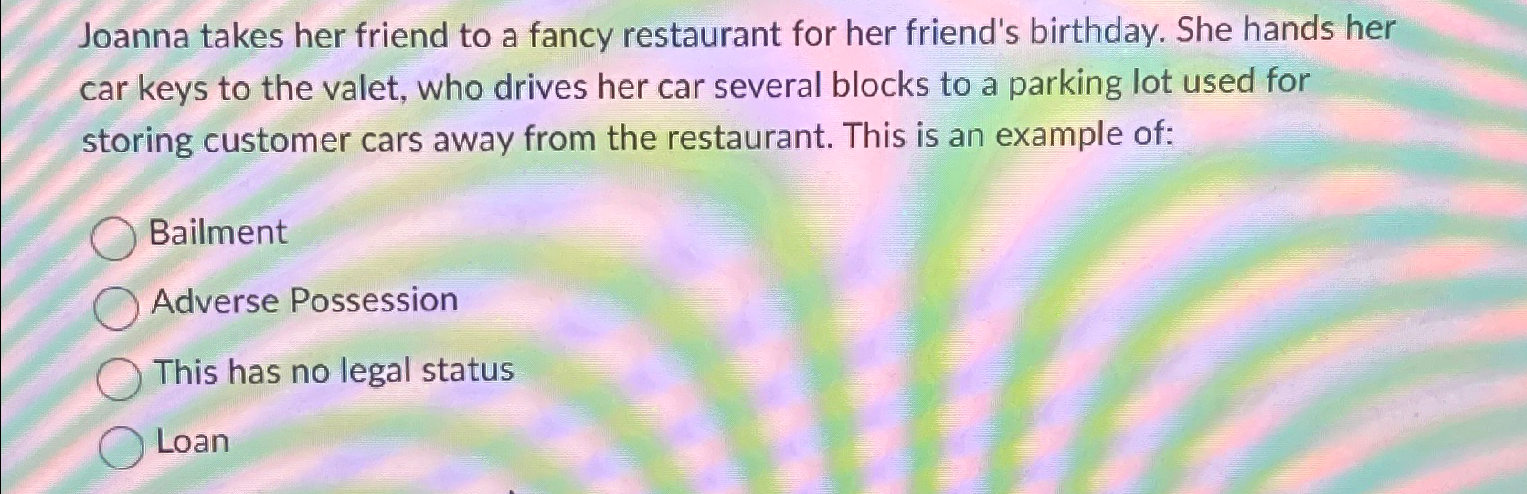 Solved Joanna takes her friend to a fancy restaurant for her | Chegg.com