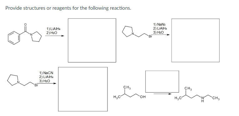 Solved Provide structures or reagents for the following | Chegg.com Solved Provide structures or reagents for the following | Chegg.com
