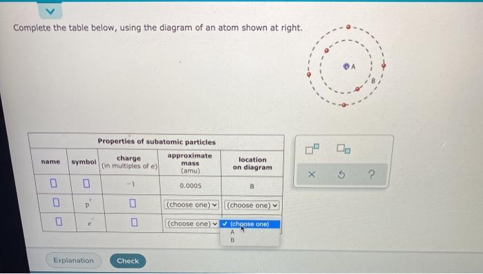 Solved Complete the table below, using the diagram of an | Chegg.com