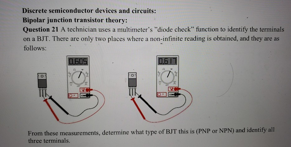 Solved Discrete semiconductor devices and circuits: Bipolar | Chegg.com