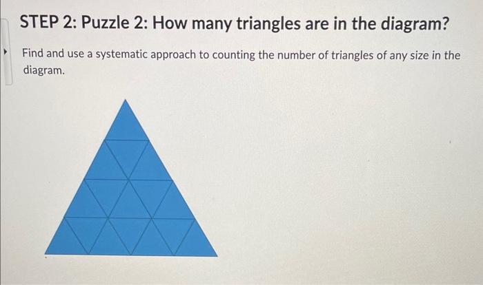 Solved STEP 1: Puzzle 1: How many squares are in the | Chegg.com