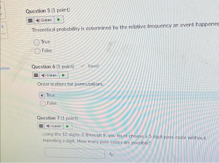 Solved Theoretical probability is determined by the relative | Chegg.com