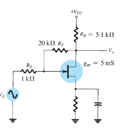 Solved Calculate the gain by specifying the feedback type in | Chegg.com