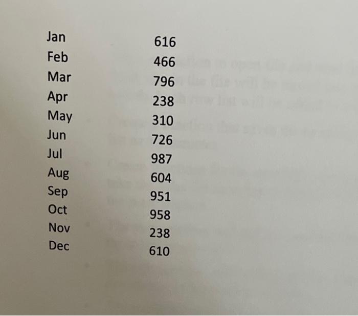 Chapter 08 Monthly Sales Add exception handling to | Chegg.com