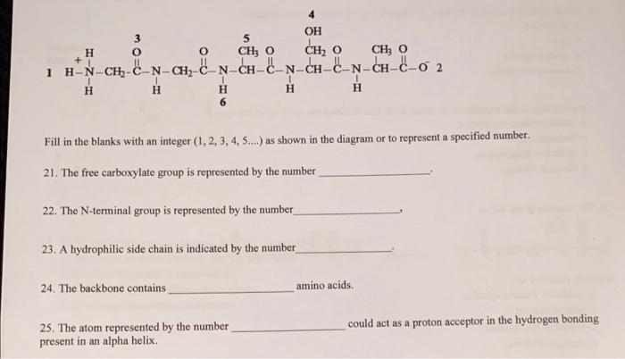 Solved Fill in the blanks with an integer (1,2,3,4,5…) as | Chegg.com