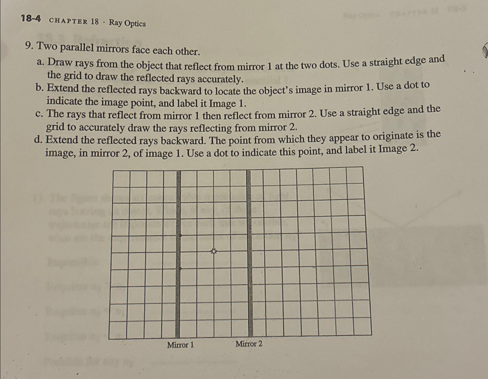 Solved 18-4 ﻿CHAPTER 18 - ﻿Ray Optics9. ﻿Two parallel | Chegg.com