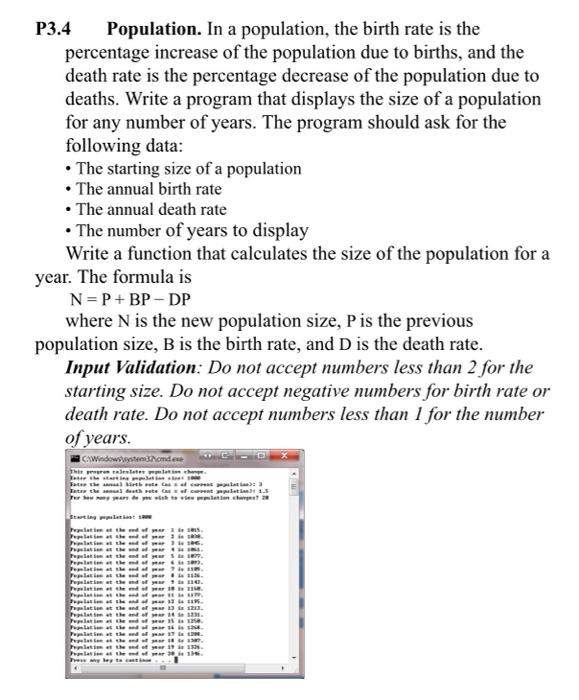 Solved P3.1 Your program must conform to the "Coding Style | Chegg.com