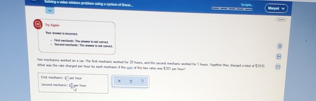 Solved Saving a value michure problem using a system of | Chegg.com