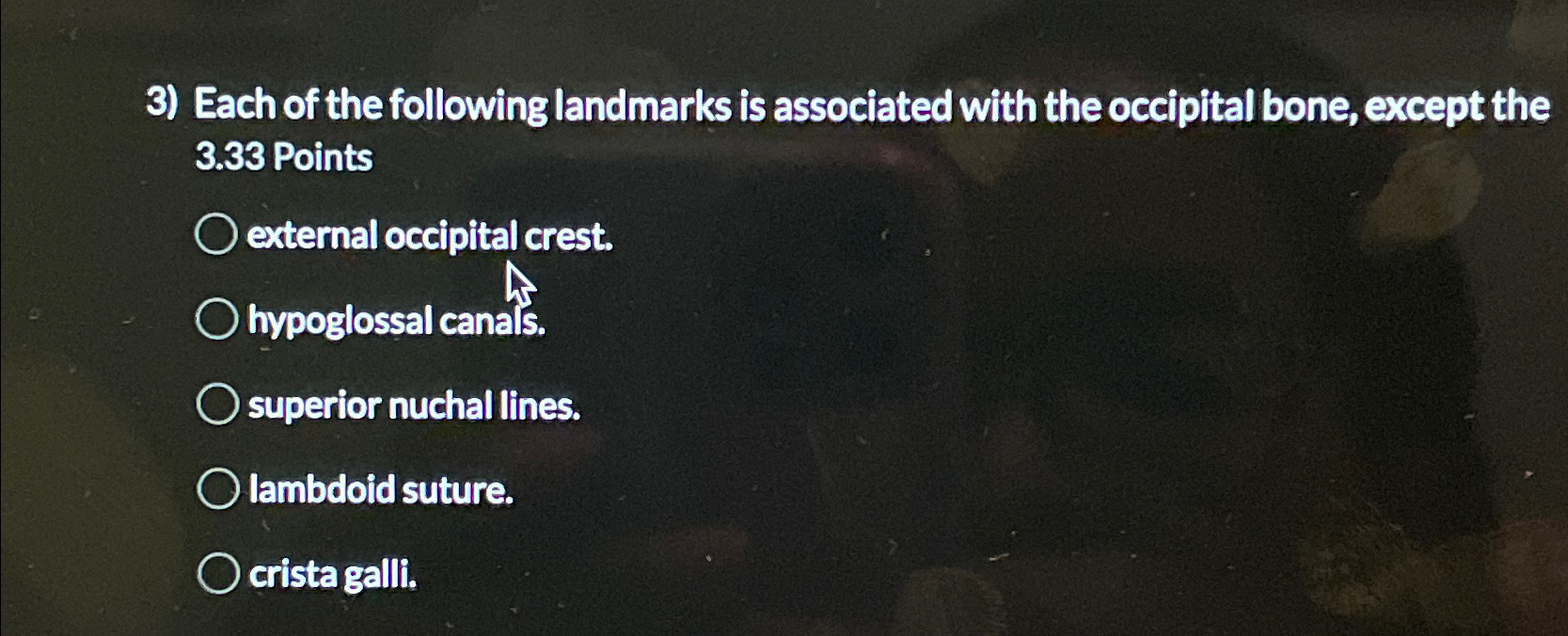 Solved Each of the following landmarks is associated with | Chegg.com