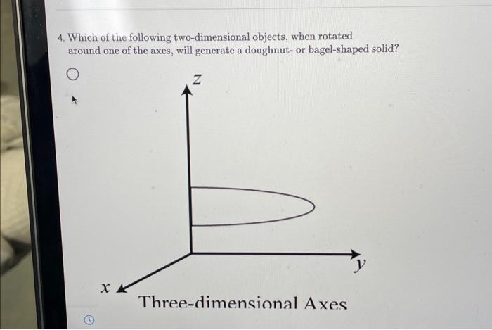 Solved 4. Which of the following two-dimensional objects, | Chegg.com