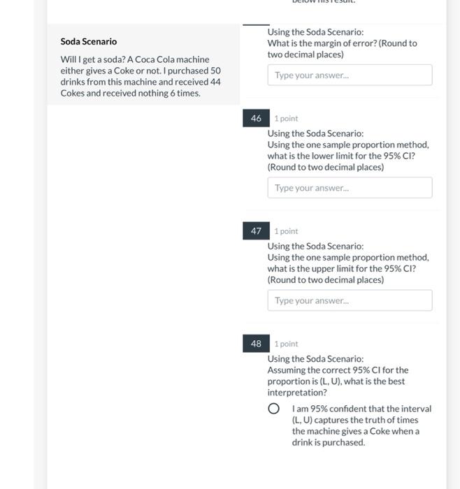 Solved Soda Scenario Will I get a soda? A Coca Cola machine | Chegg.com