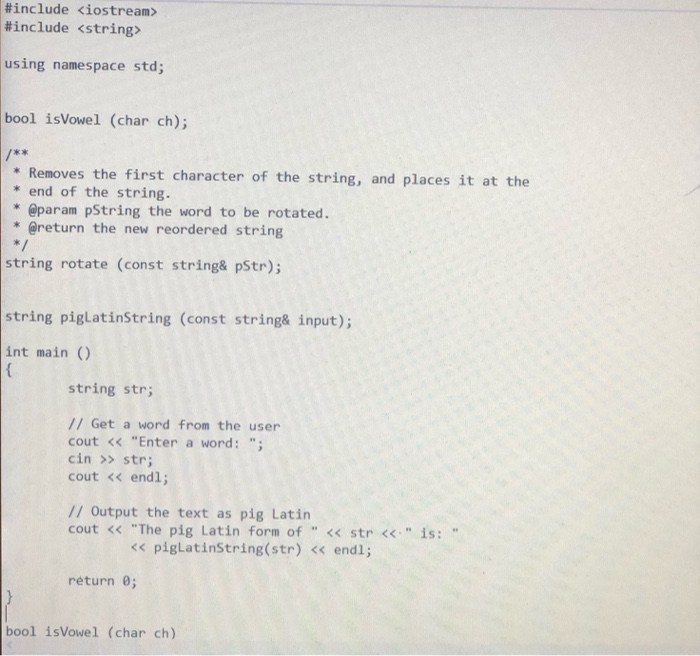 Solved DESCRIPTION The attached starter code (from the end | Chegg.com
