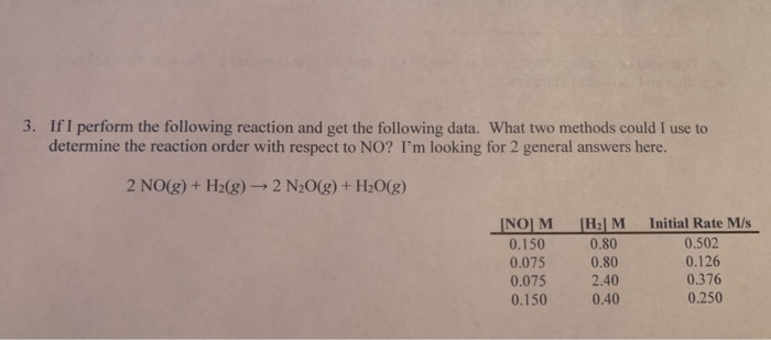 Solved 3. If I perform the following reaction and get the | Chegg.com