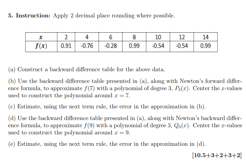 Solved Instruction: Apply 2 ﻿decimal place rounding where | Chegg.com