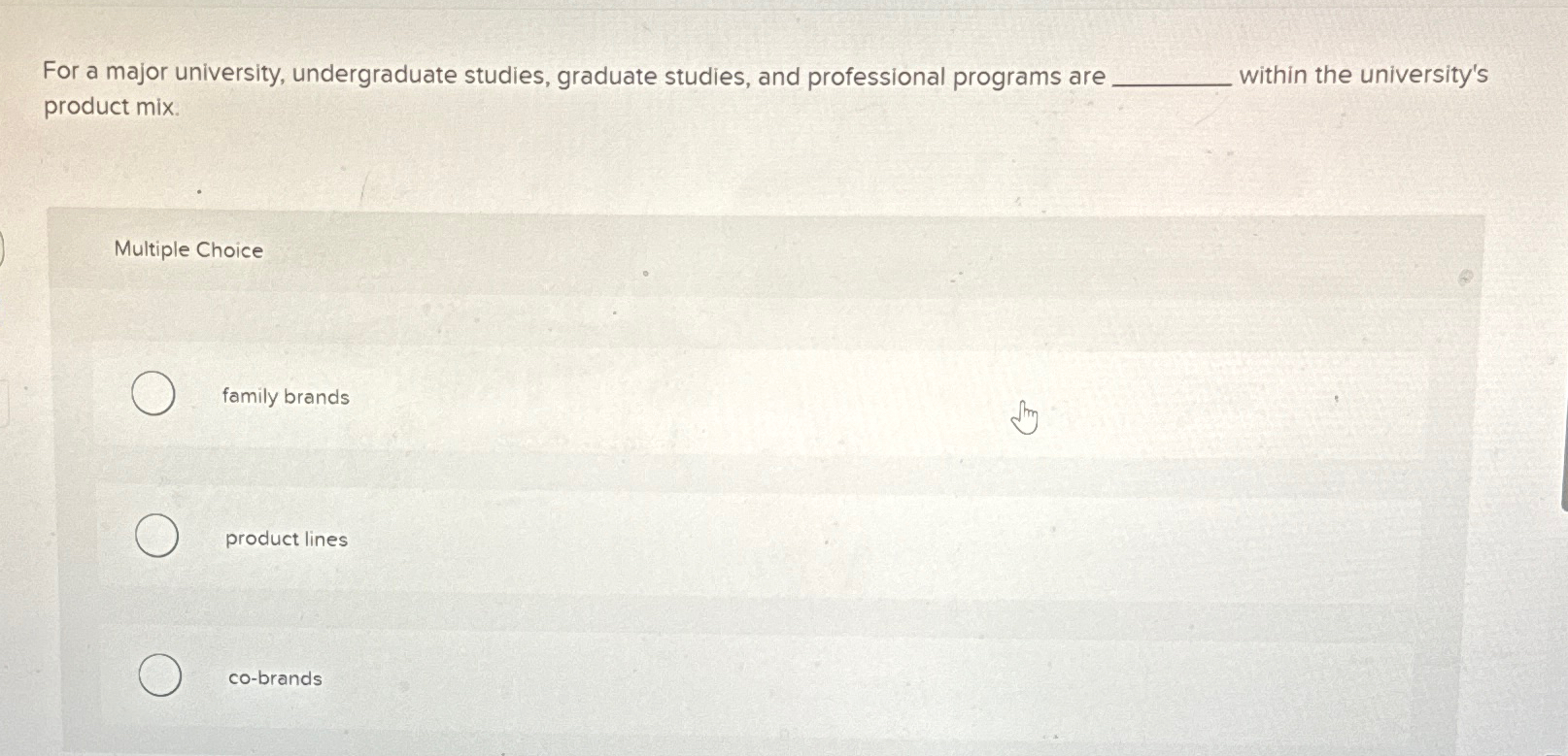 Solved For a major university, undergraduate studies, | Chegg.com