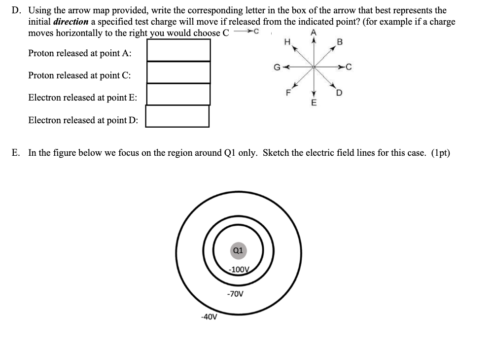 Solved Please give a sketch for part E drawn out. D. ﻿Using | Chegg.com