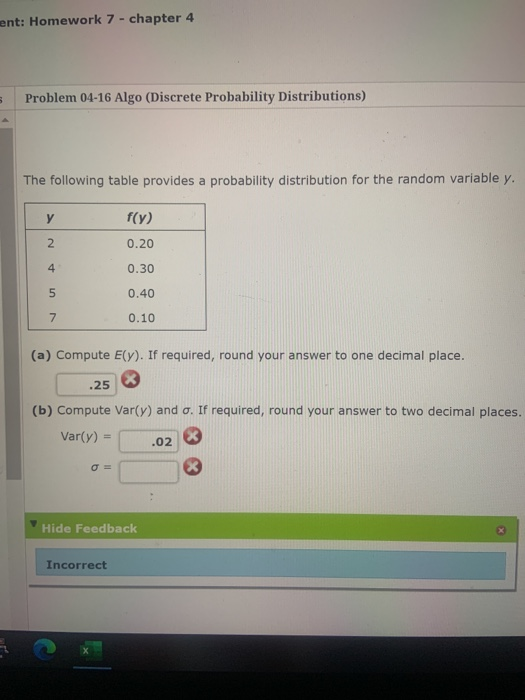 Solved ent: Homework 7 - chapter 4 Problem 04-16 Algo | Chegg.com
