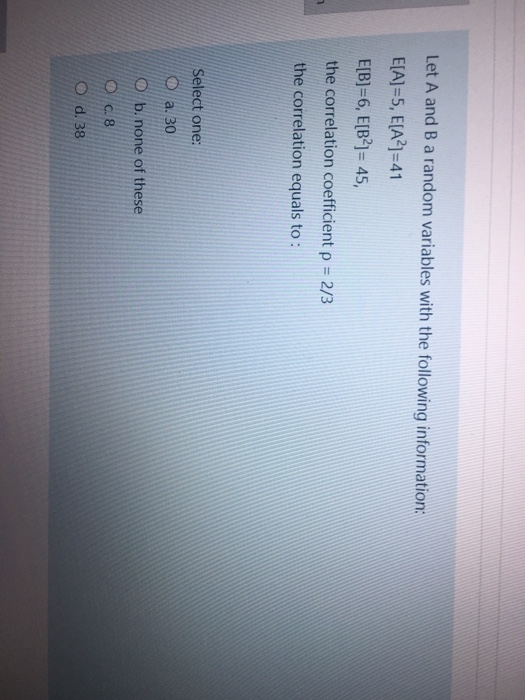 Solved AAUP E-learning - Moodle English (en) If X(t) is a | Chegg.com