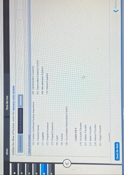 Acc202 problem set module 2. entries for flow of | Chegg.com