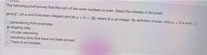 We use the definition of odd numbers for this proof. | Chegg.com