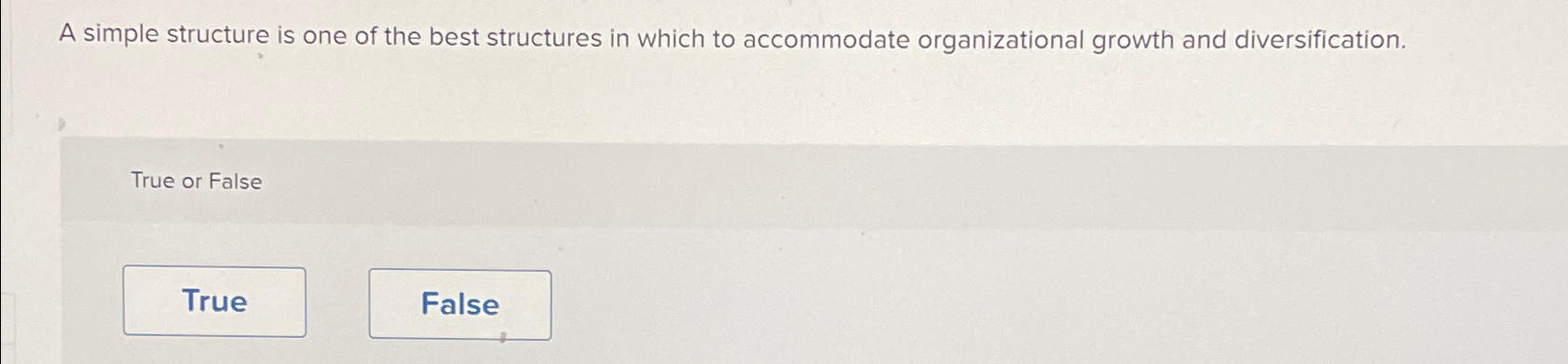 Solved A simple structure is one of the best structures in | Chegg.com