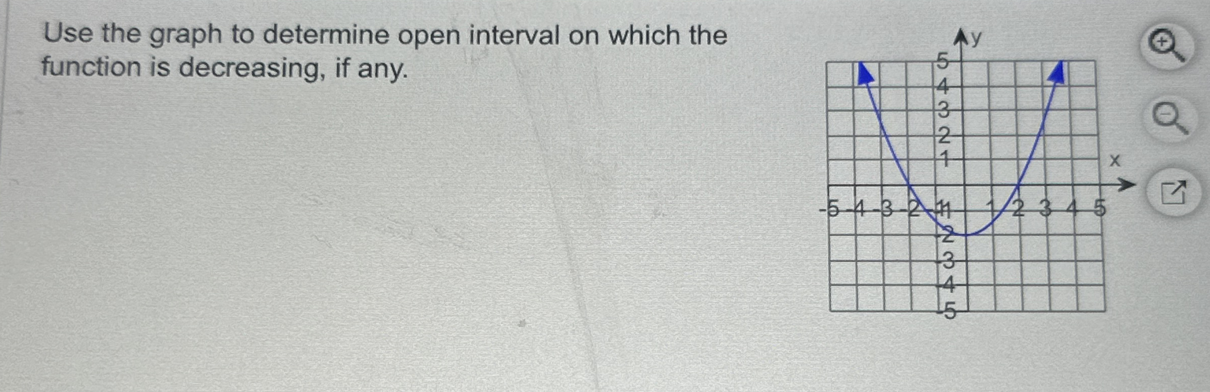Solved Use the graph to determine open interval on which | Chegg.com Solved Use the graph to determine open interval on which | Chegg.com
