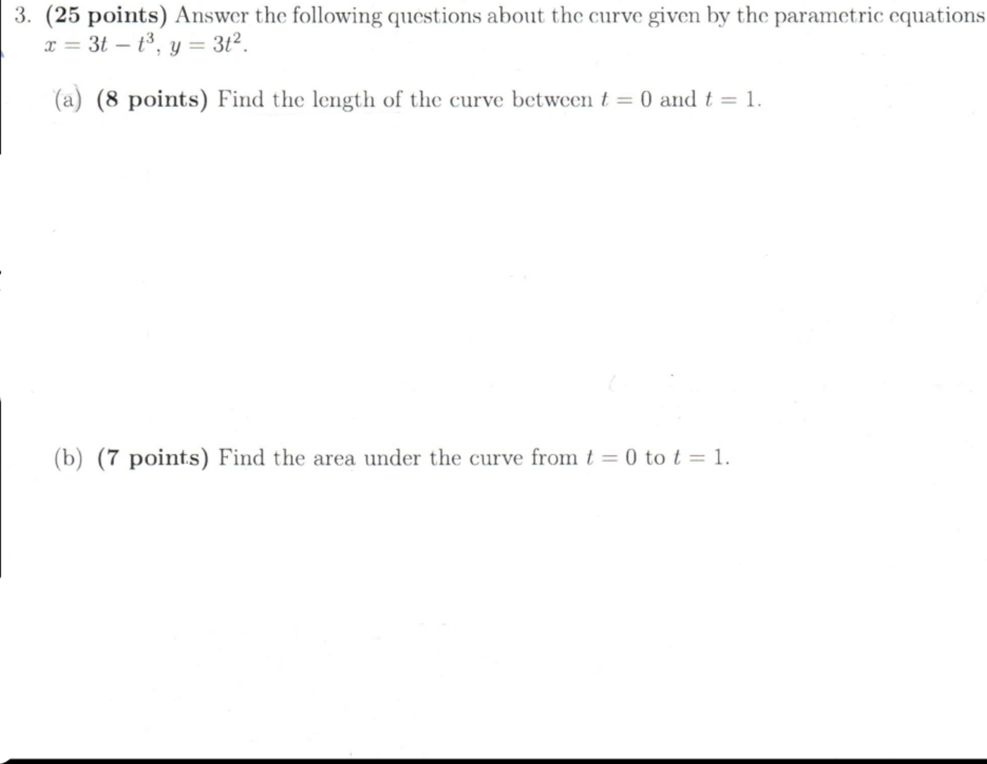 Solved Answer the following questions about the curve given | Chegg.com