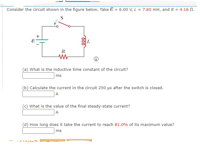 Solved Consider the circuit shown in the figure below. Take | Chegg.com