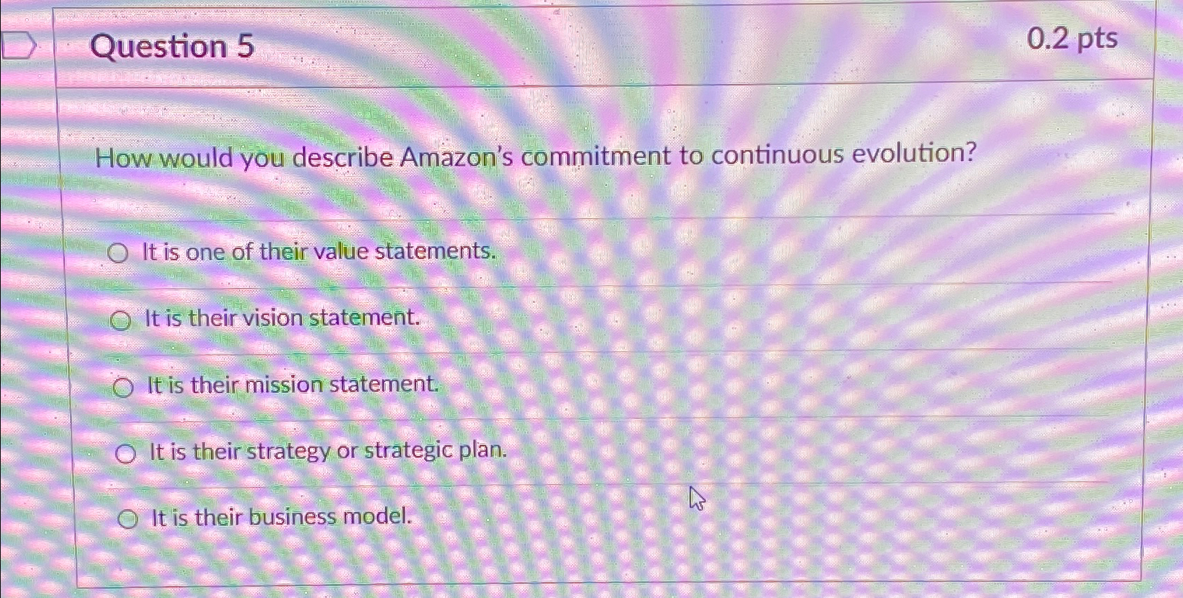 Solved Question 50.2ptsHow would you describe Amazon's | Chegg.com
