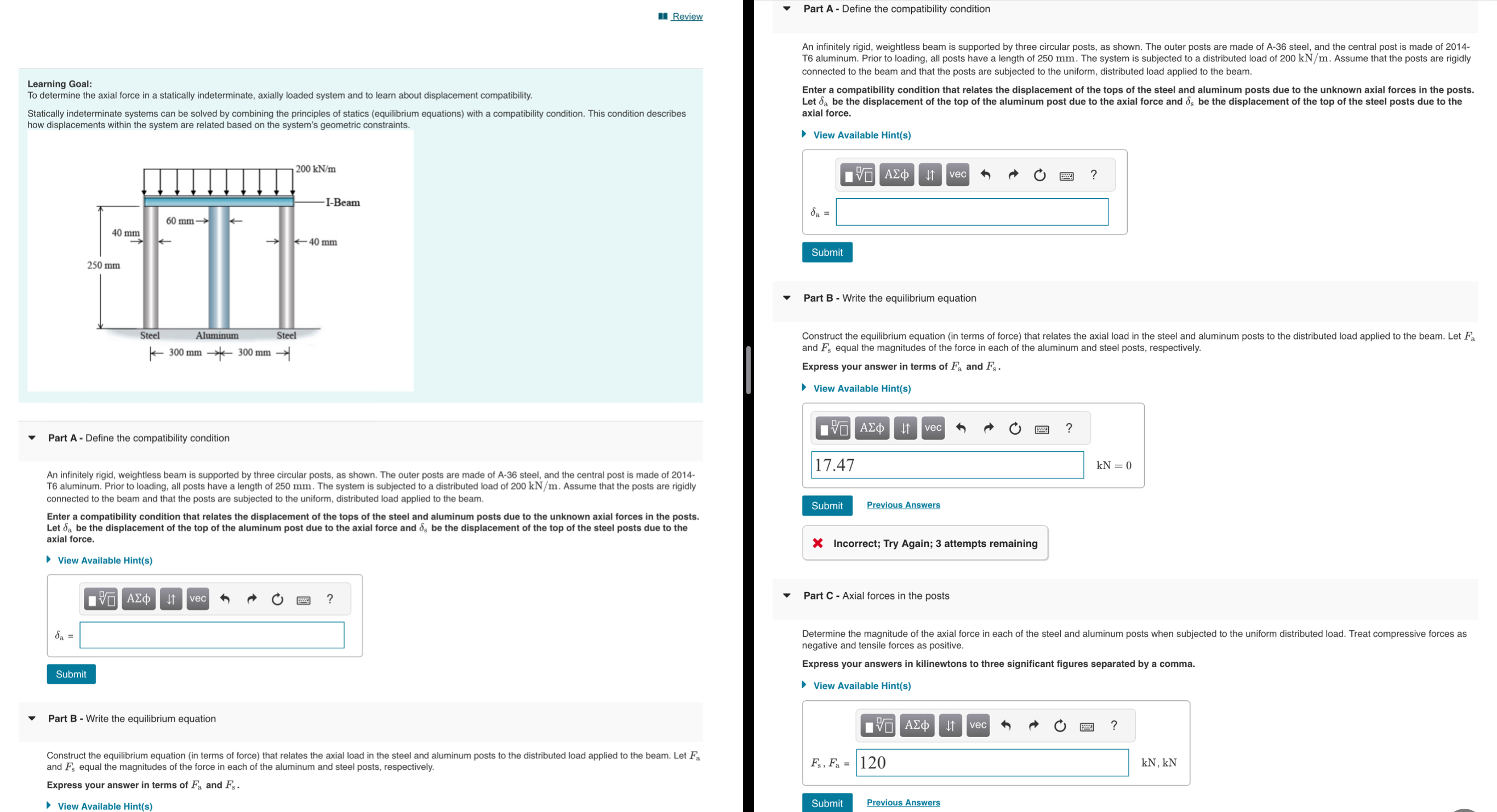 Solved Part A - ﻿Define the compatibility conditionAn | Chegg.com