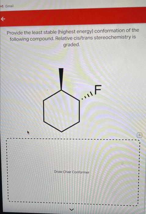 Solved Provide the least stable (highest energy) | Chegg.com