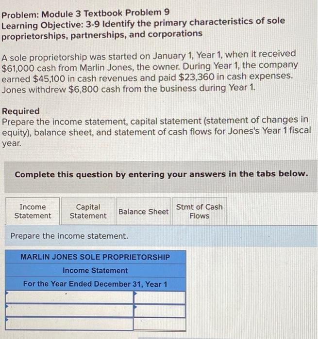 Solved Problem: Module 3 Textbook Problem 9 Learning | Chegg.com