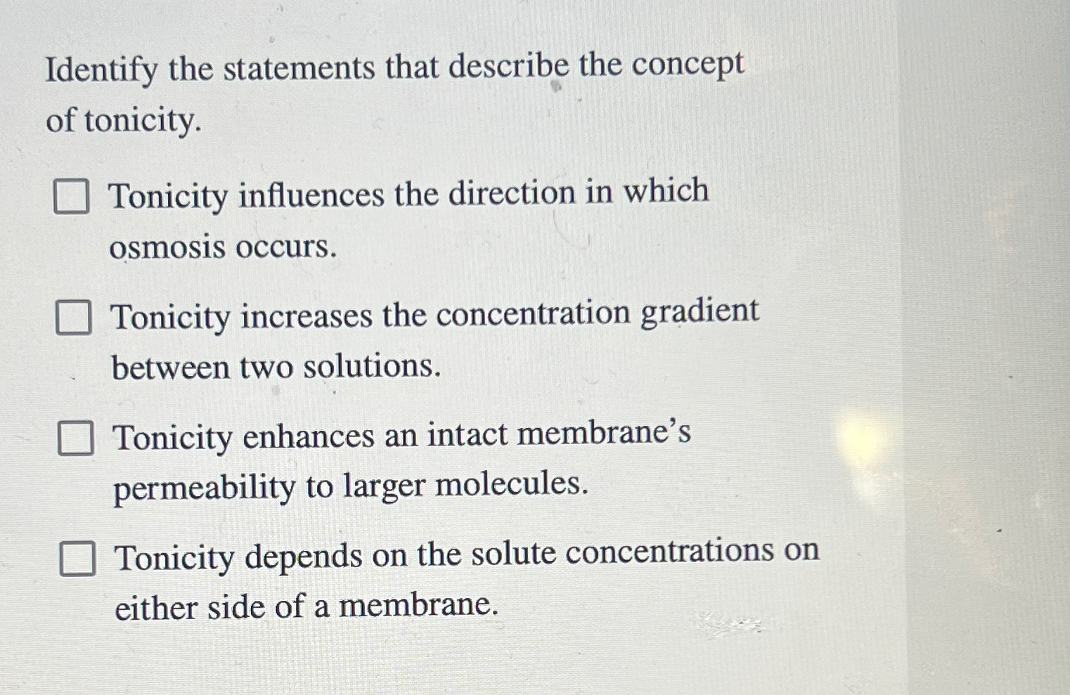 Solved Identify the statements that describe the concept of | Chegg.com