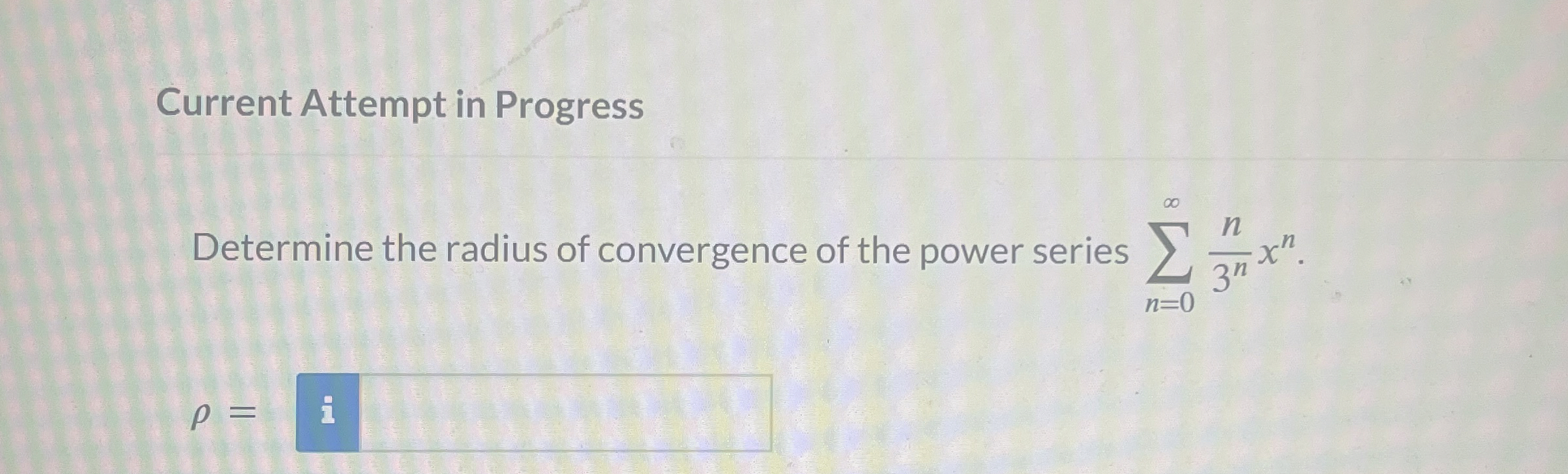 Solved Current Attempt in ProgressDetermine the radius of | Chegg.com